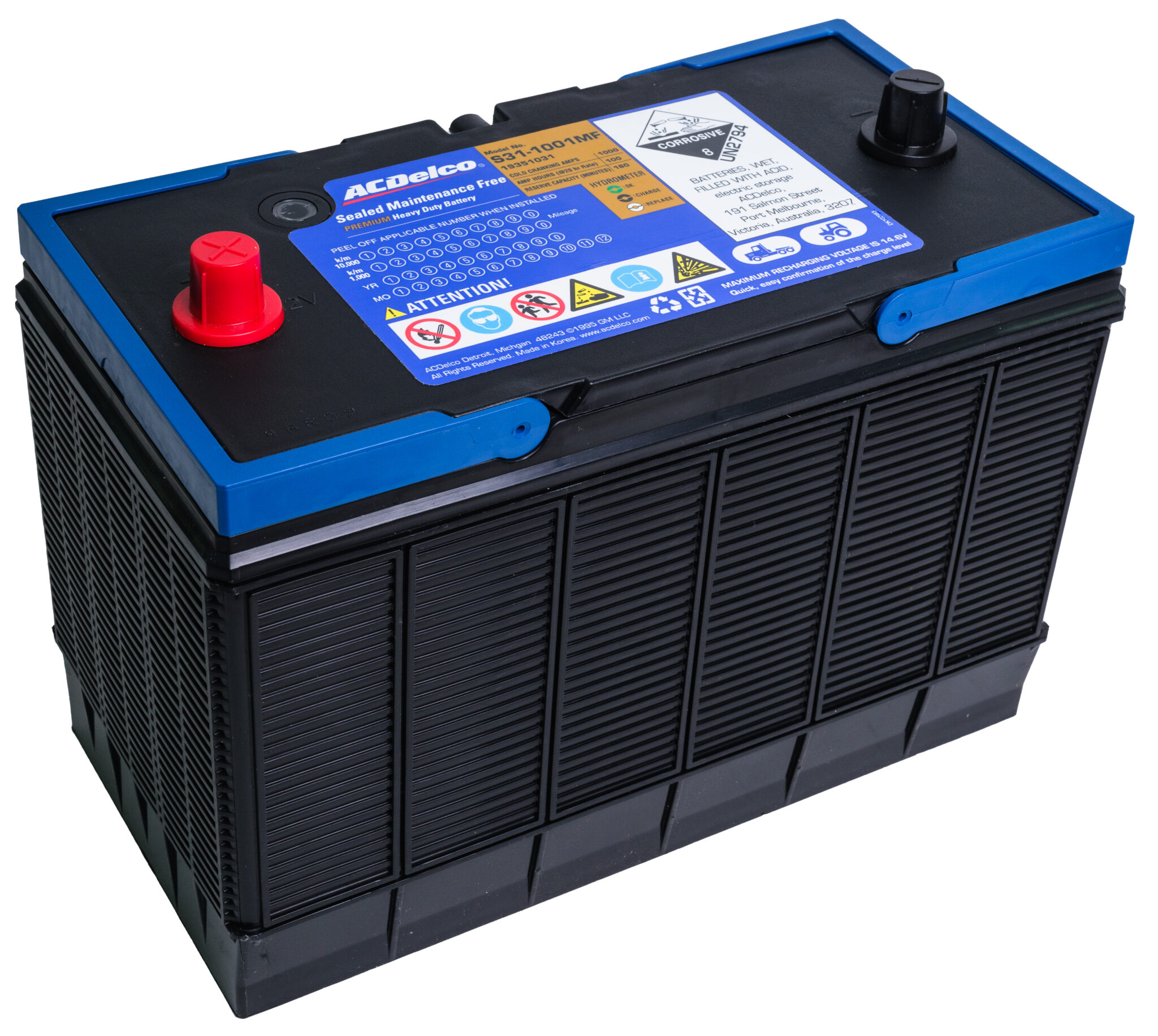 ACDelco S31-1001MF Premium Battery 1000CCA 100ah - The Battery Guys