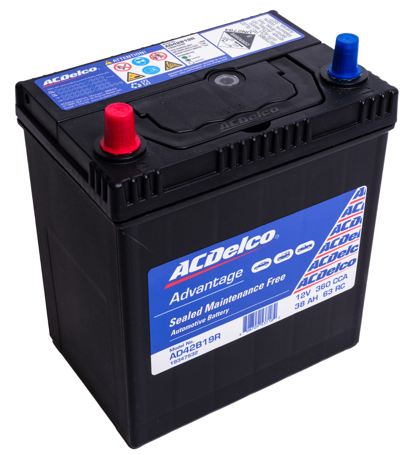 ACDelco AD42B19R Battery 360CCA 38ah - The Battery Guys